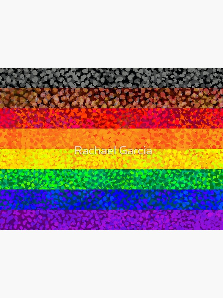Philly Rainbow Pride Flag Seurat Inspired Poster For Sale By