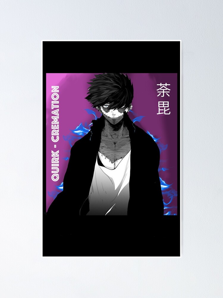 "My Hero Academia - Dabi" Poster for Sale by Caitlin-Designs | Redbubble
