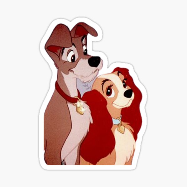 Lady And The Tramp Stickers | Redbubble
