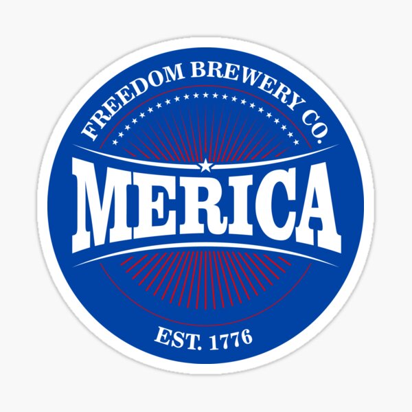 "Merica Beer Botton" Sticker for Sale by gastaocared | Redbubble