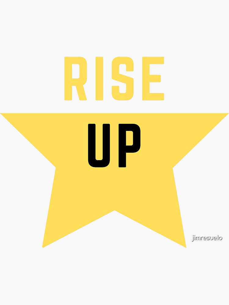 "Hamilton Rise Up" Sticker for Sale by jimresuelo | Redbubble
