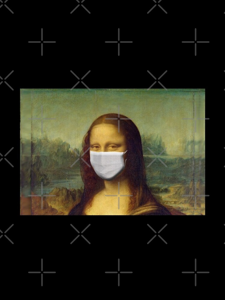 "Mona Lisa Face Mask for Renaissance Art Lovers - Coronavirus Face ...