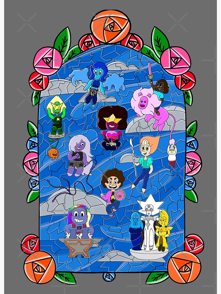 "Steven Universe Stain Glass Window" Art Board Print for Sale by ...