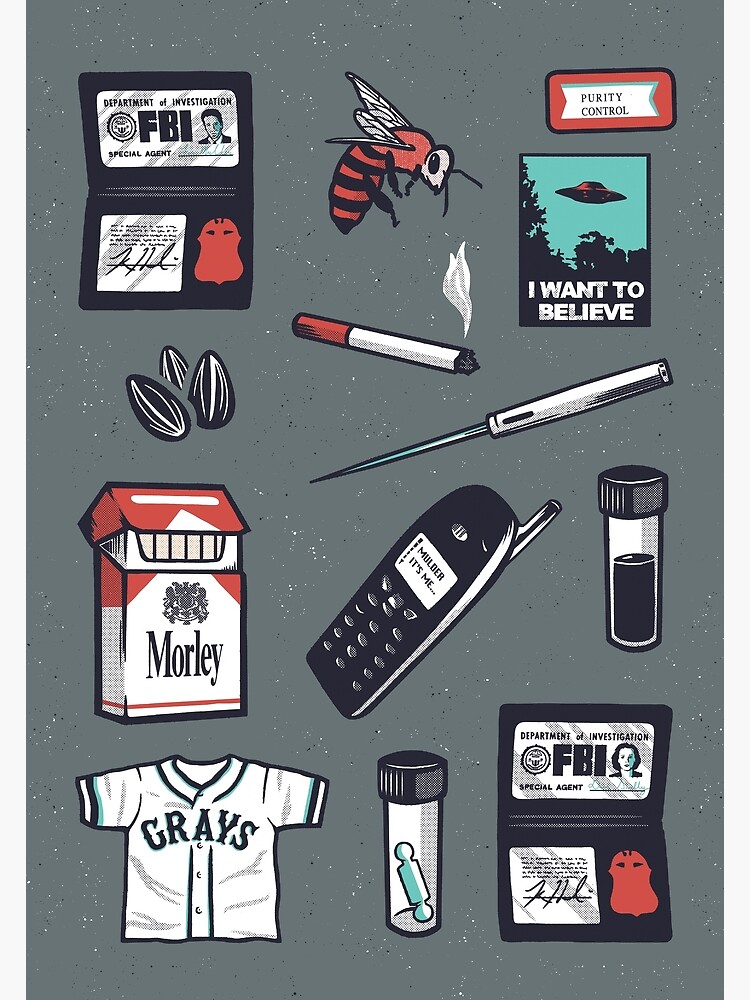 "X-FILES Flash Sheet" Poster for Sale by dicksmithdesign | Redbubble