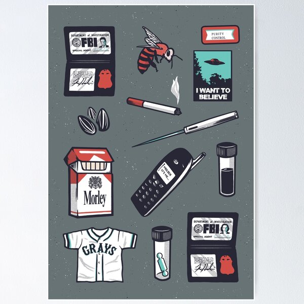 "X-FILES Flash Sheet" Poster for Sale by dicksmithdesign | Redbubble