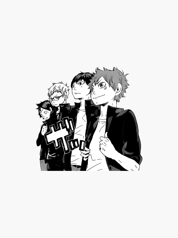 "Haikyuu!! First Years" Sticker for Sale by sylnae | Redbubble
