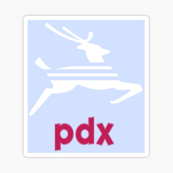 "PDX marks the spot" Sticker for Sale by amigaboy | Redbubble