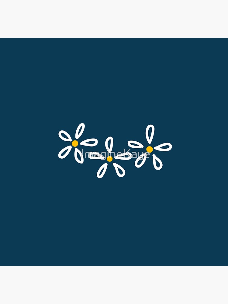 "daisy doodle" Sticker for Sale by ImagineKaye | Redbubble