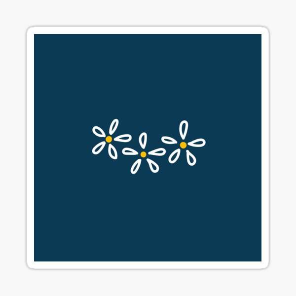 "daisy doodle" Sticker for Sale by ImagineKaye | Redbubble