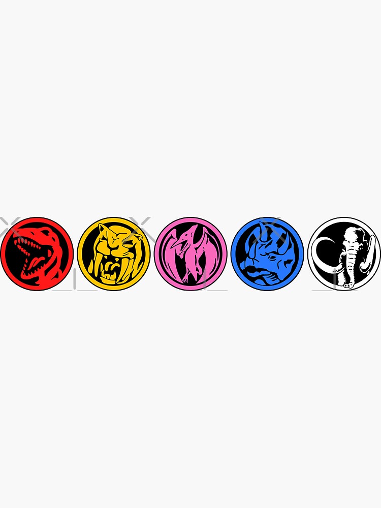 "Five Power Coins" Sticker for Sale by Ravensclaw3 | Redbubble