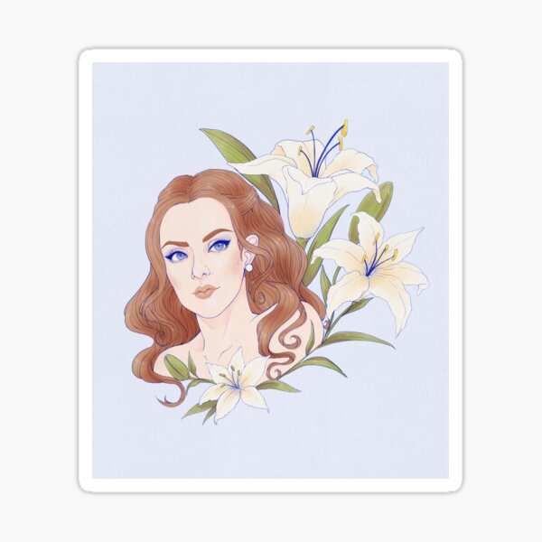 "Fallon" Sticker by annikartika | Redbubble