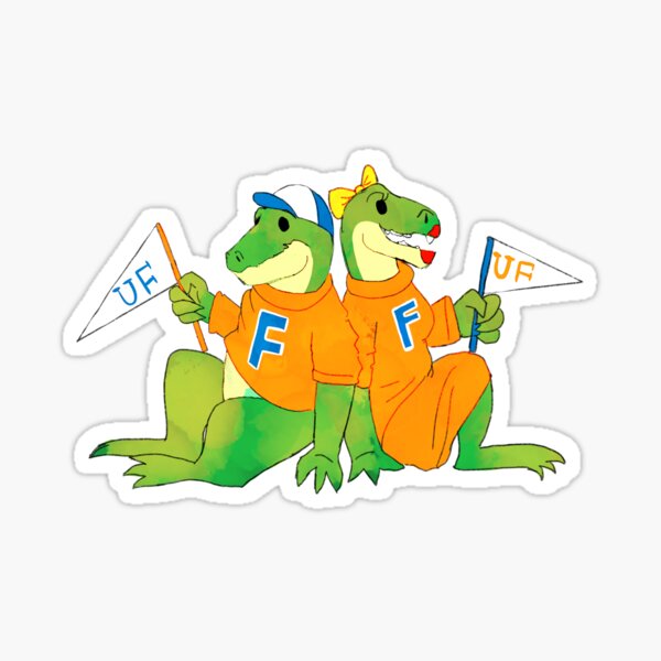 "Gators UF inspired" Sticker by stuckatthehip | Redbubble
