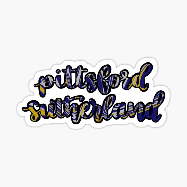 "pittsford sutherland hs " Sticker by hgundogdu | Redbubble