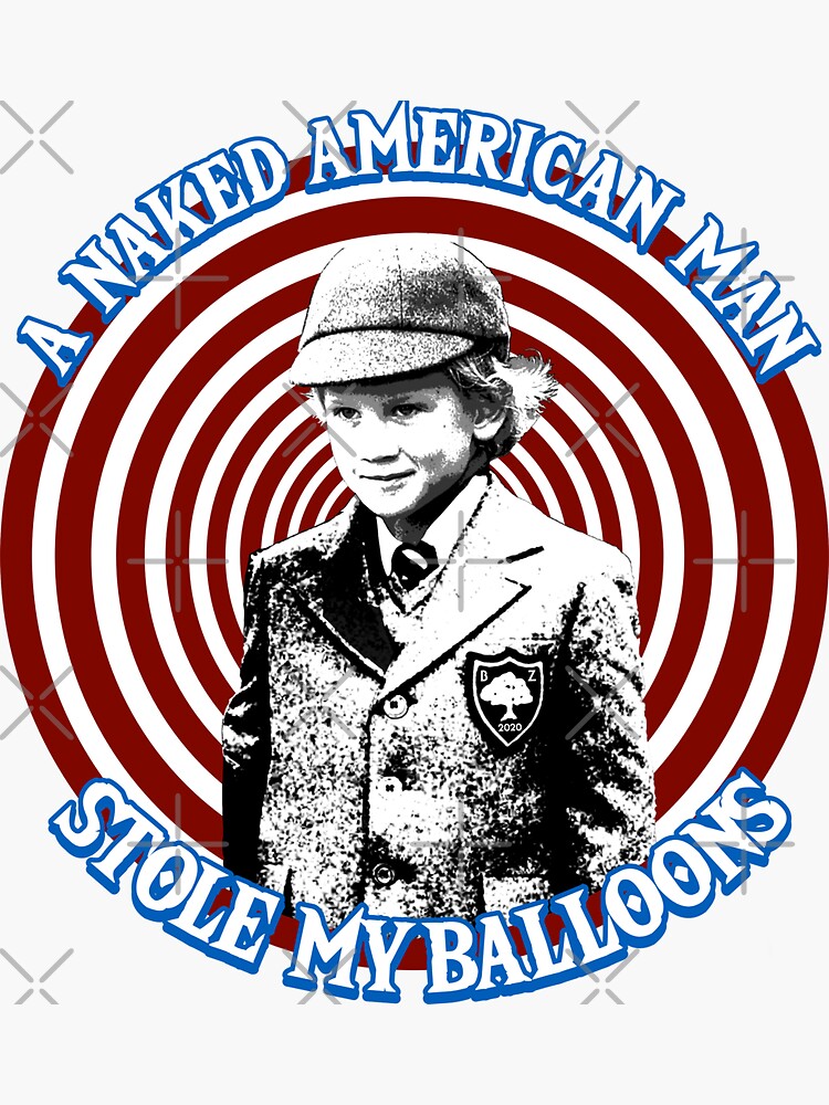 "American Werewolf - Balloons" Sticker by Baldzombie | Redbubble