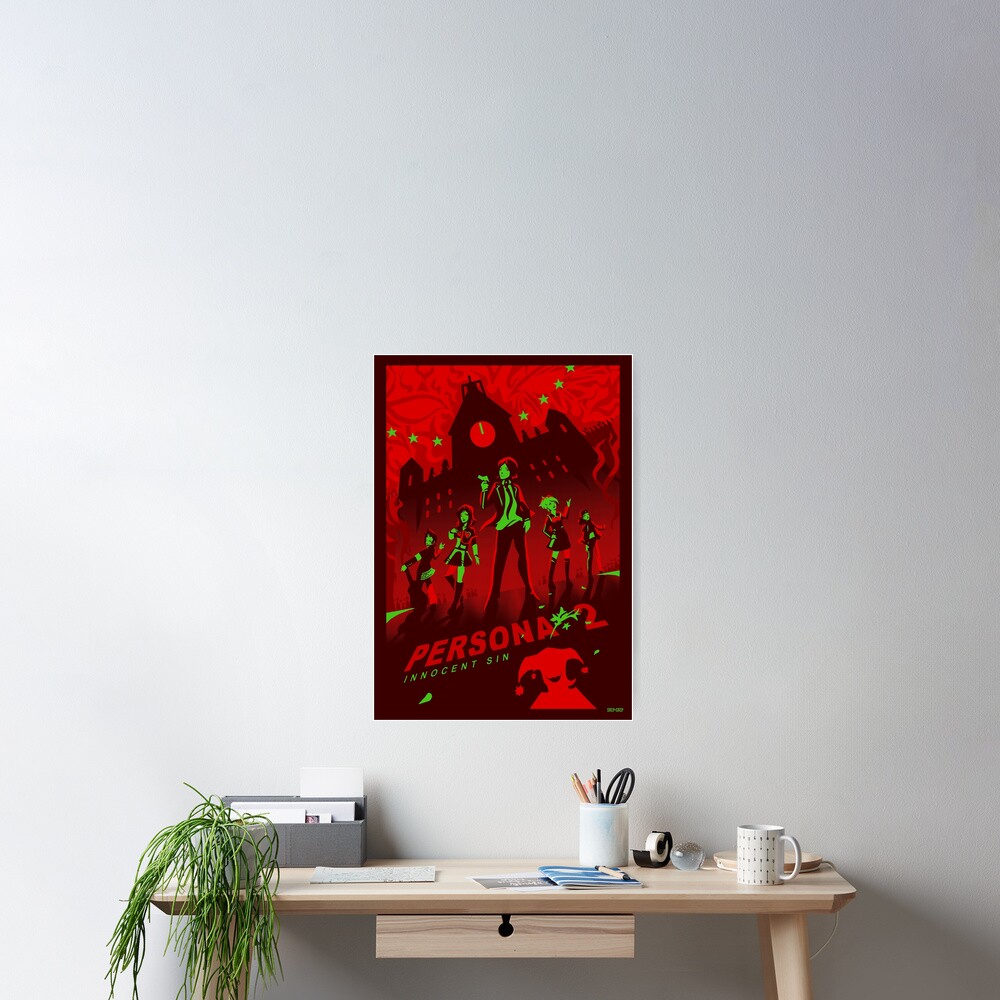 "Persona 2" Poster for Sale by SnipSnipArt | Redbubble