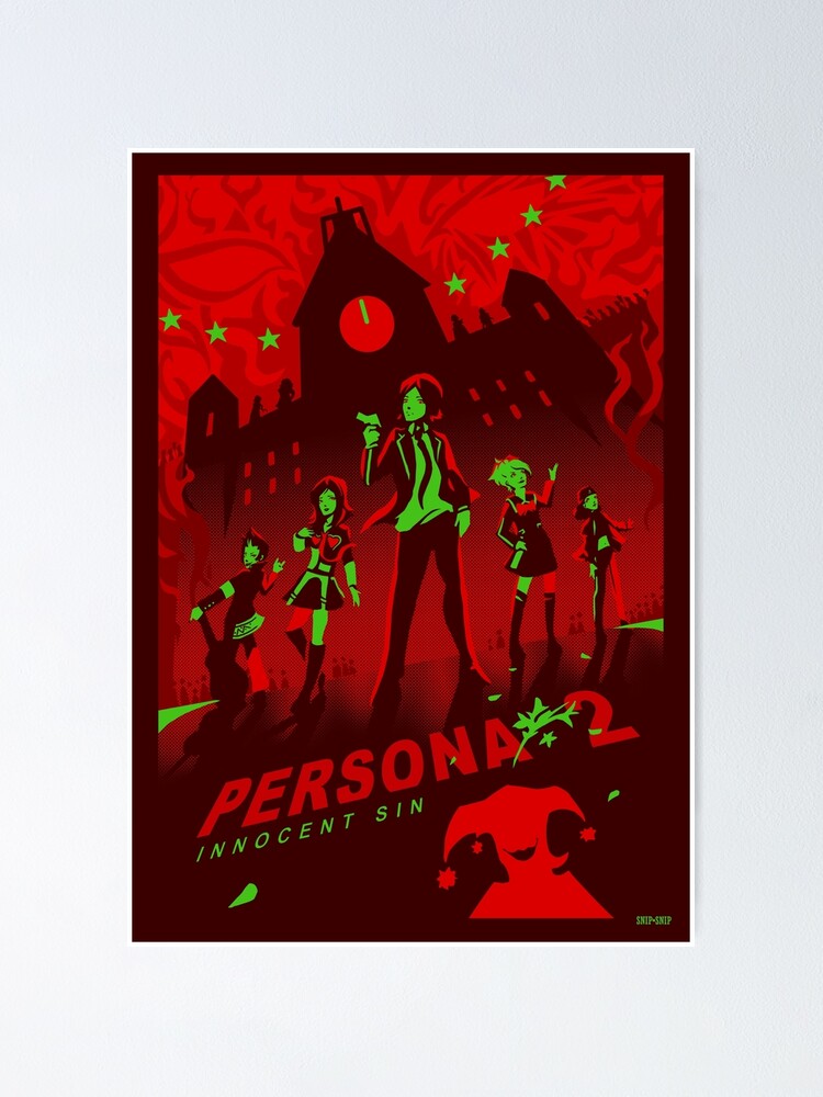 "Persona 2" Poster for Sale by SnipSnipArt | Redbubble