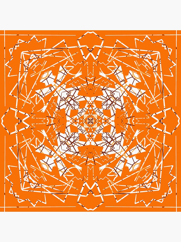 "Negative Space Mandala" Sticker for Sale by alexolson96 | Redbubble