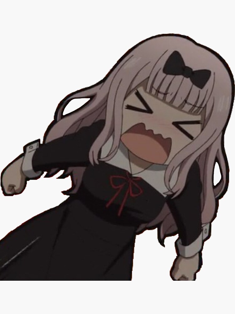 Pegatina «Kaguya chika loco» de snailhunter66 | Redbubble