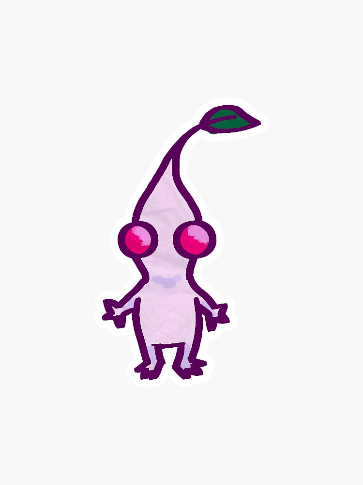 "White Pikmin" Sticker for Sale by CallofDuckies | Redbubble