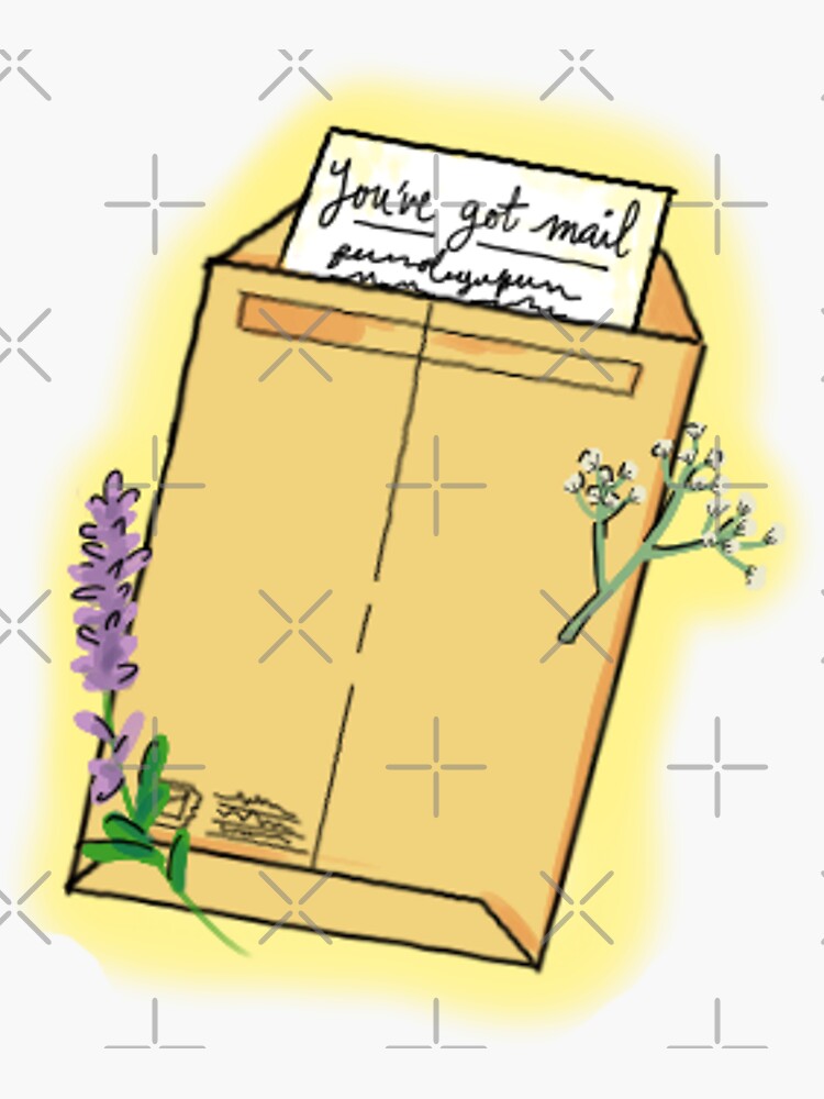 "You've got mail" Sticker for Sale by harriettee | Redbubble