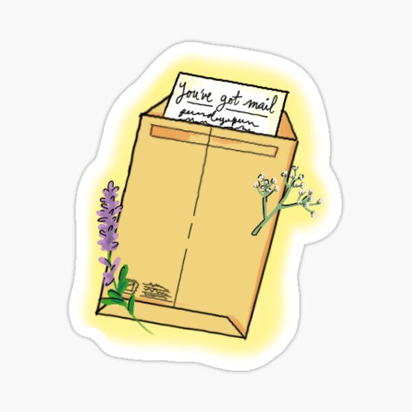 "You've got mail" Sticker for Sale by harriettee | Redbubble