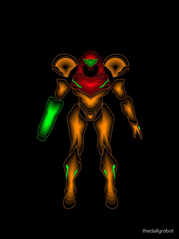 "Neon-Segmented Samus Aran" iPhone Case for Sale by thedailyrobot ...