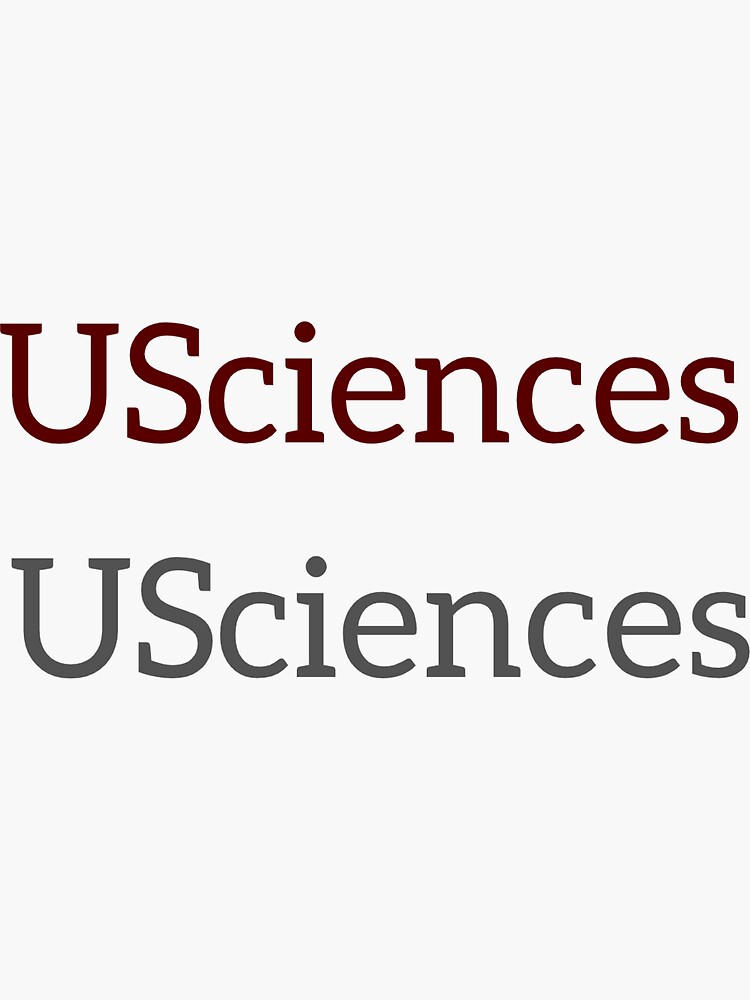 "USciences " Sticker for Sale by gabsori | Redbubble