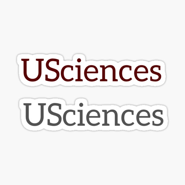 "USciences " Sticker for Sale by gabsori | Redbubble
