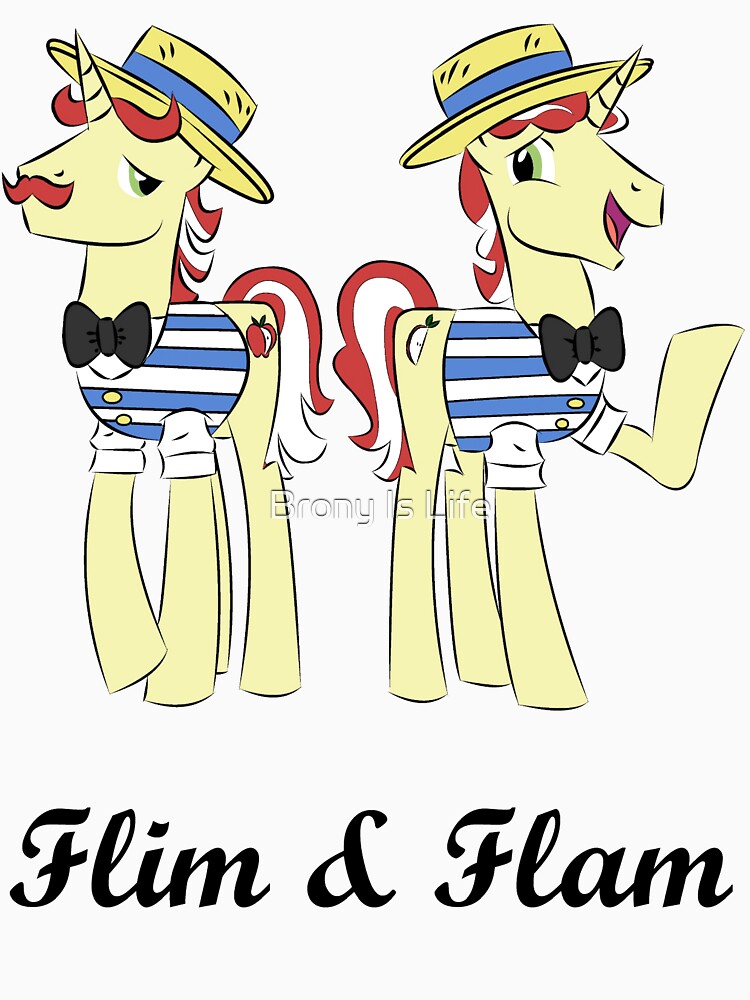 "flim flam (blk text)" T-shirt for Sale by Bronyart | Redbubble | mlp t ...