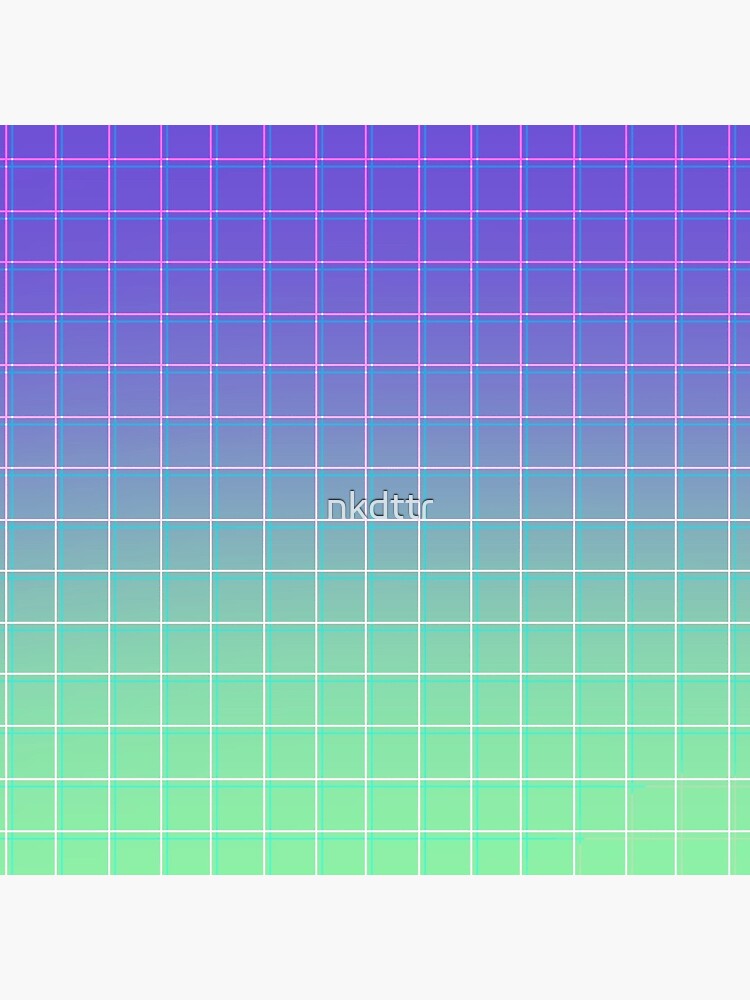"3D Gradient Retro Grid Vaporwave " Canvas Print for Sale by nkdttr ...