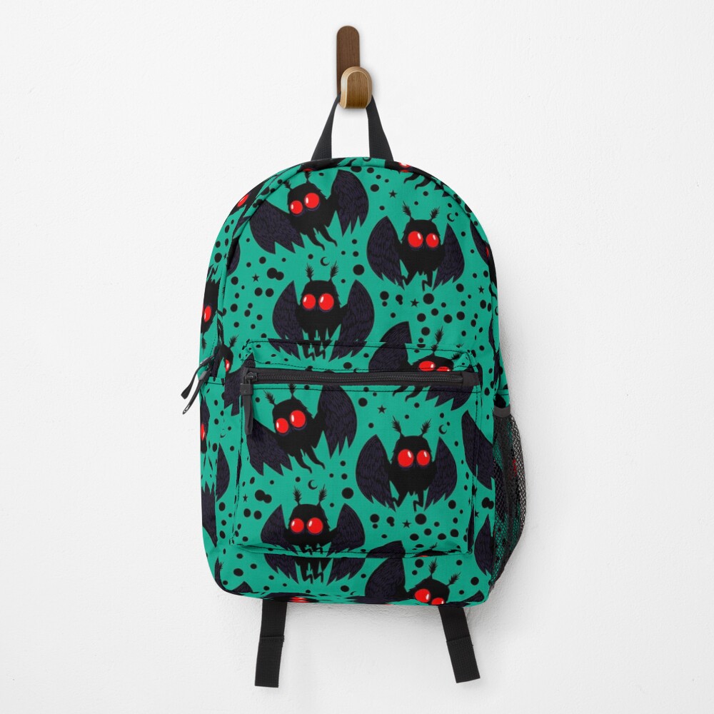 "Mothman Green Night" Backpack for Sale by richardhague | Redbubble
