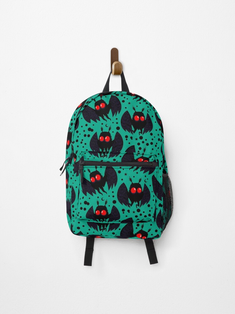 "Mothman Green Night" Backpack for Sale by Rich Hague | Redbubble