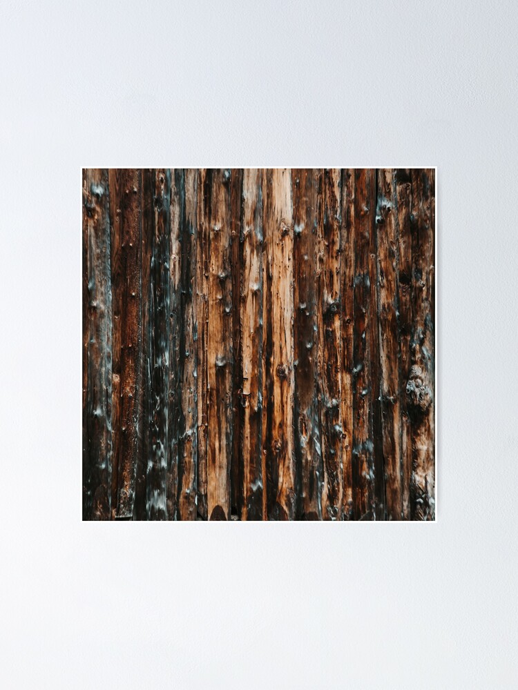 "Timber wall panel" Poster by LorandQuest | Redbubble