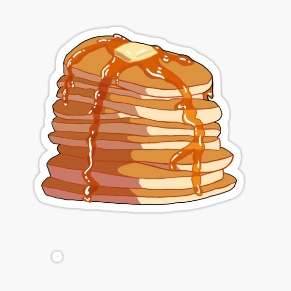 "Pancakes sticker " Sticker for Sale by nkwhelehan | Redbubble