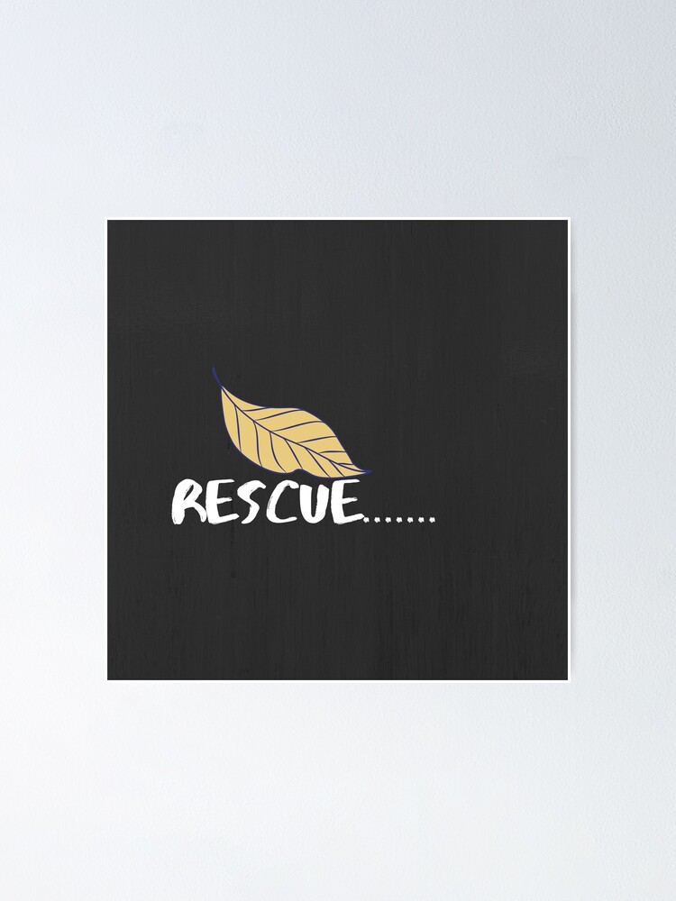 Póster «Gráfico de cotización de rescate» de Payel-Datta | Redbubble