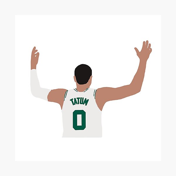Lámina fotográfica «Jayson Tatum De Dibujos Animados» de Nrdrss | Redbubble