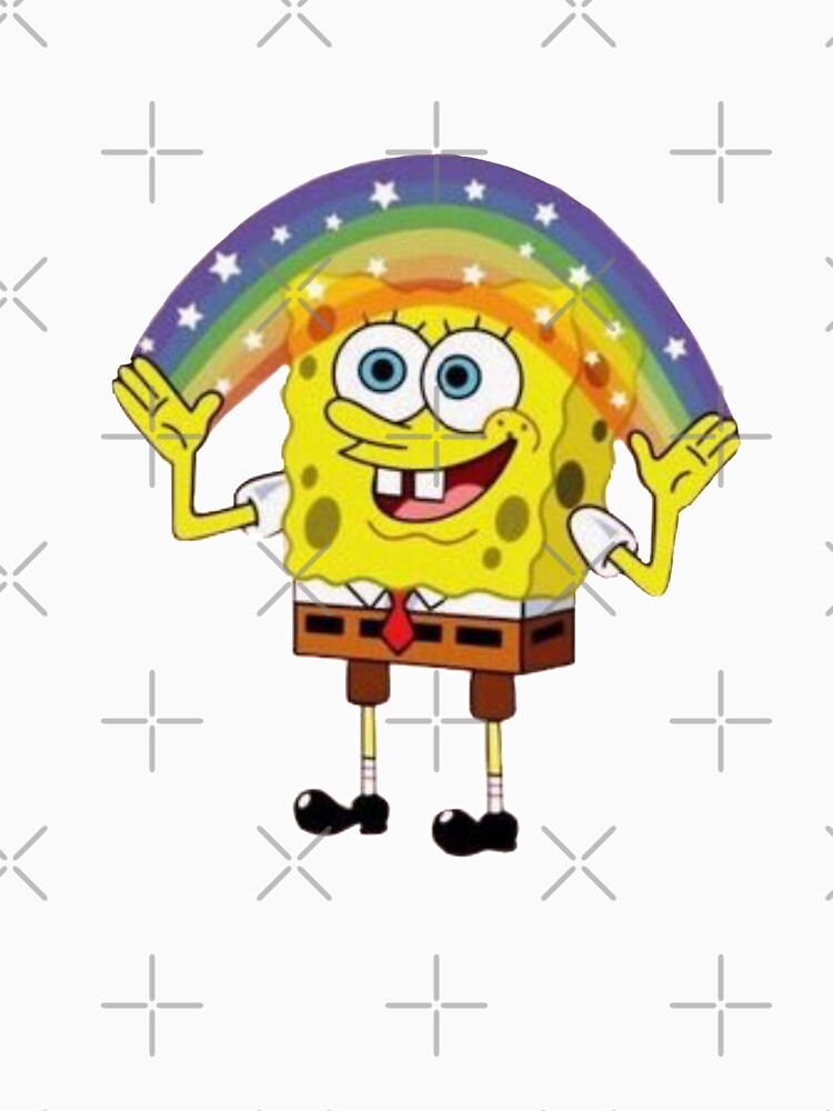 "Rainbow Sponge Bob" T-shirt by Epaigeeee | Redbubble