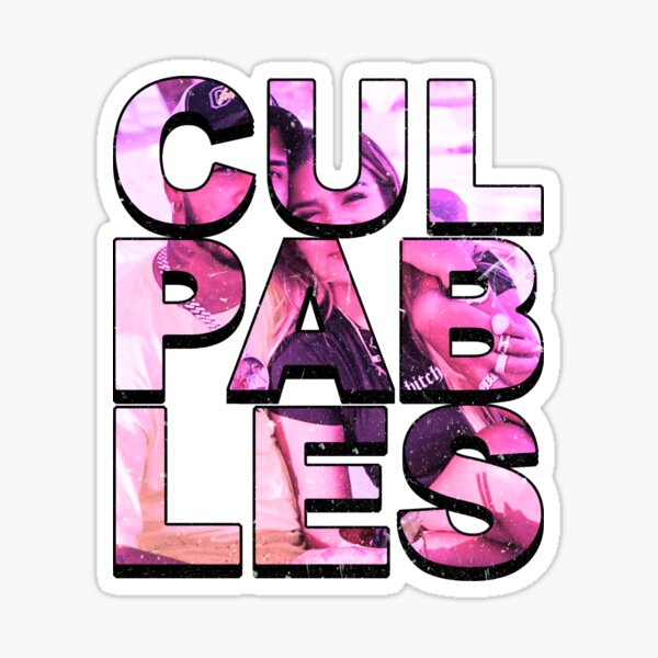 "Culpables" Sticker for Sale by blazikin | Redbubble