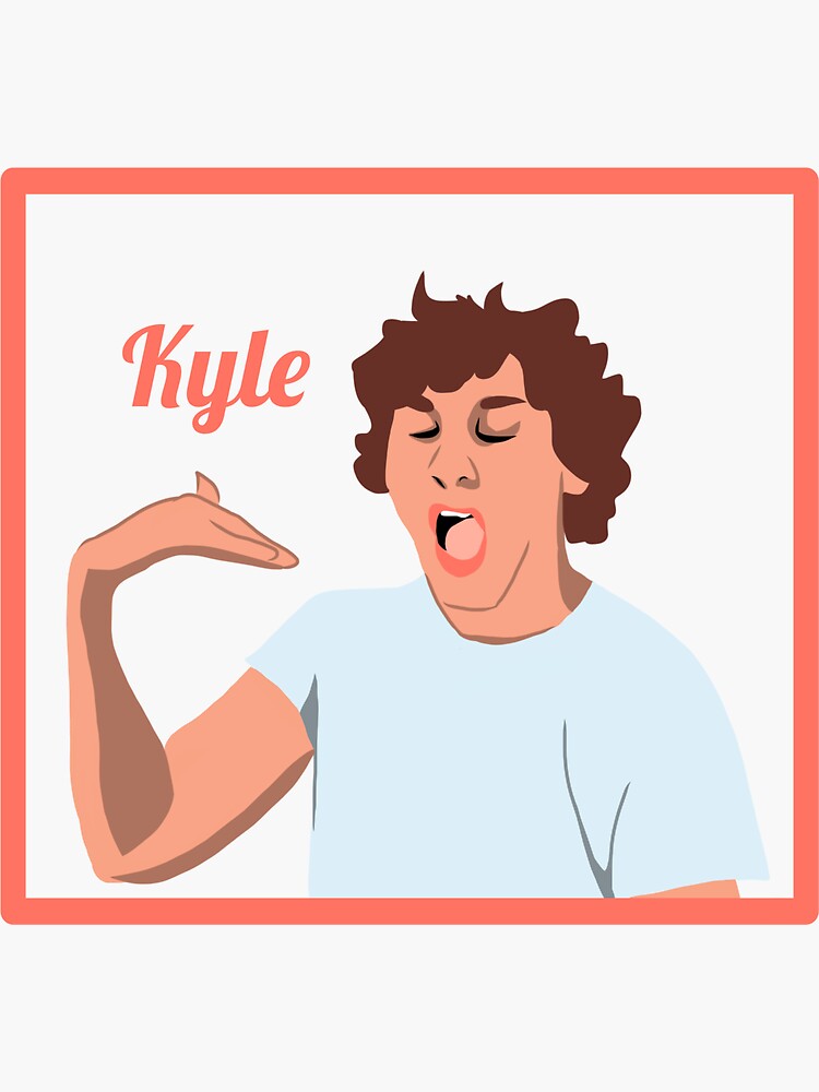 "WTF is up Kyle" Sticker for Sale by LUSTICKNEY | Redbubble