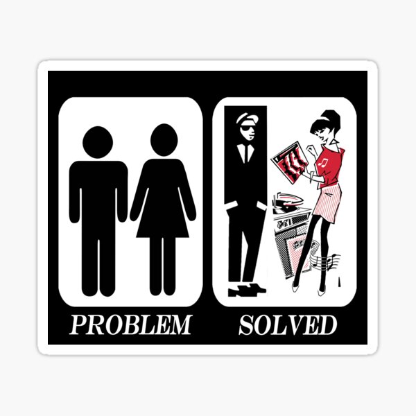 "Ska Problem solved" Sticker by fatbanana | Redbubble