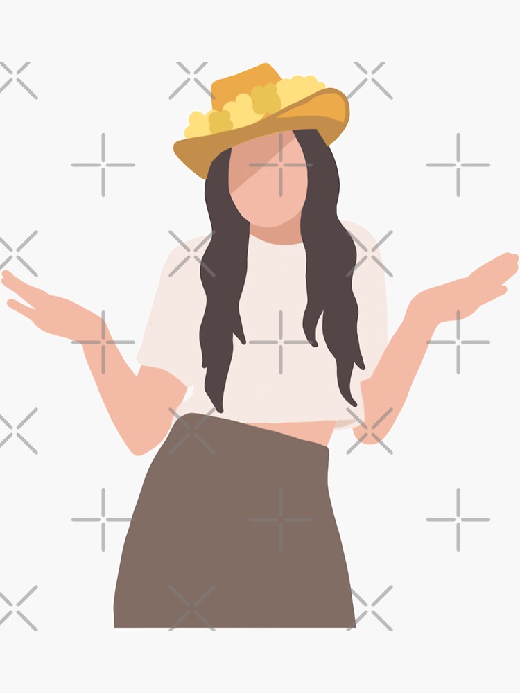 "cowboy dodie design" Sticker for Sale by curlinashop | Redbubble