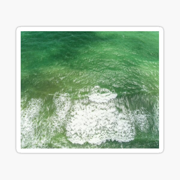 "Wave Pattern from the Tropical city of Recife in Brazil" Sticker by ...