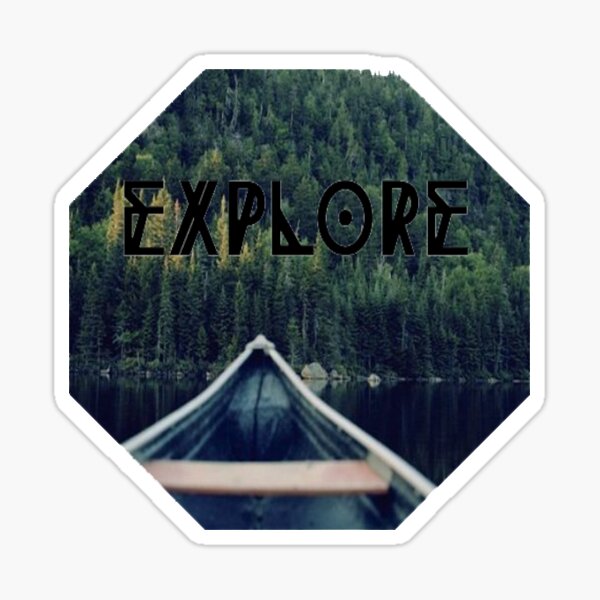 "Explore" Sticker by Shellbee1234 | Redbubble