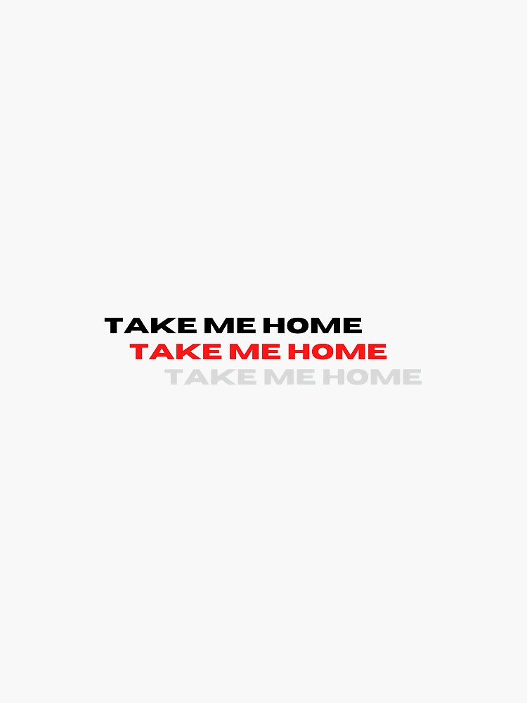 "One Direction Take Me Home" Sticker for Sale by Sunflower28Co | Redbubble