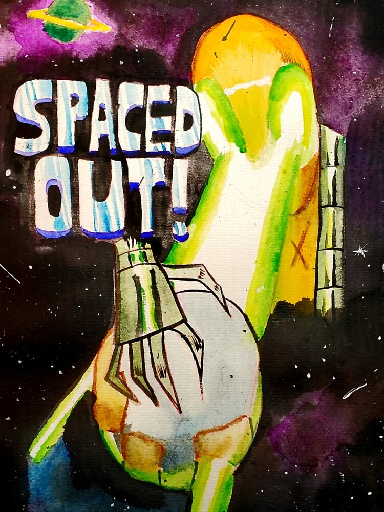 "Spaced Out Poster " Poster by bloopperson | Redbubble