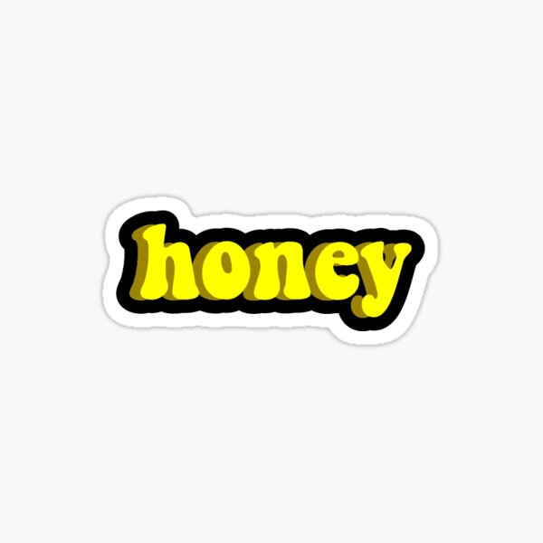 "honey sticker" Sticker by rubykhol | Redbubble