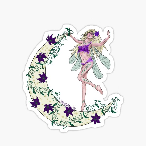 "Luna" Sticker for Sale by CMargeson | Redbubble