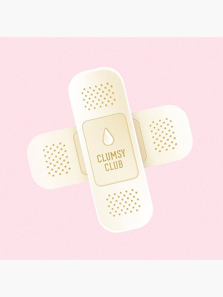 "Clumsy Club Aesthetic " Sticker for Sale by AmoreeErskine | Redbubble