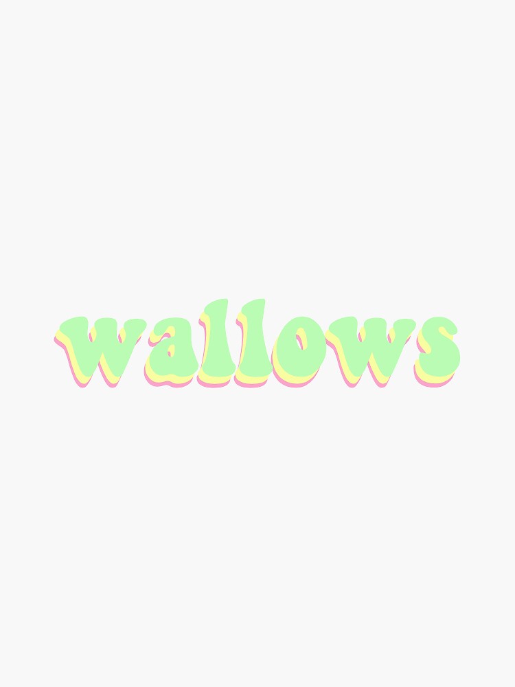 "layered wallows sticker" Sticker by CatherineStrom | Redbubble