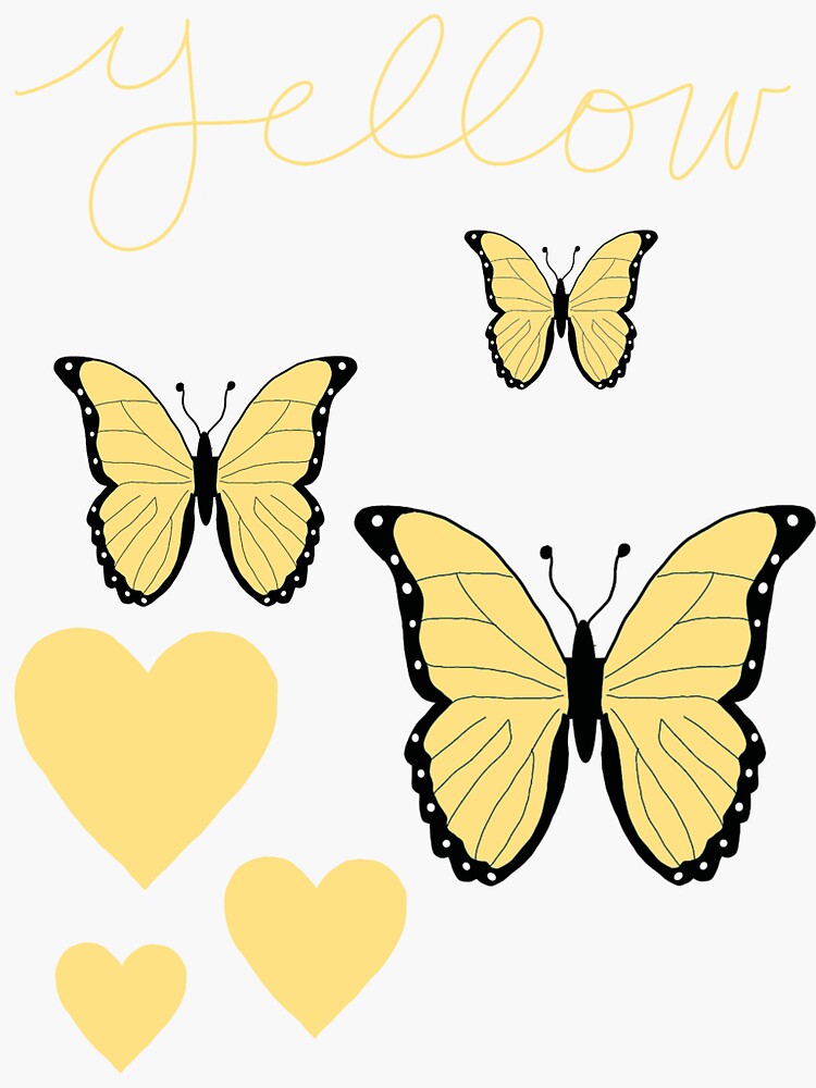 "Yellow Sticker Pack" Sticker for Sale by kaimarbe | Redbubble